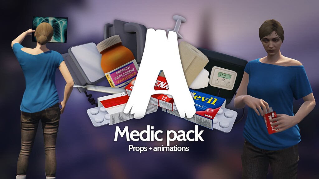 [PAID][PROPS][ANIM] Medical pack - Props & Animations - FiveM Releases ...