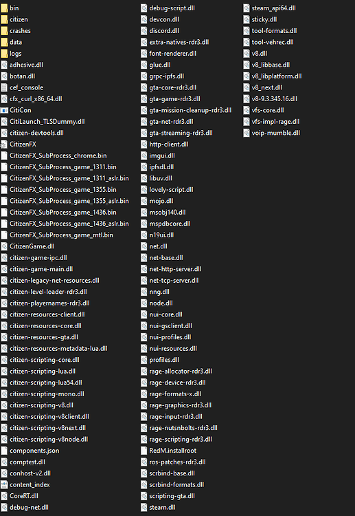 Infinite Loading Screen and the normal Games starts with the RedM ...