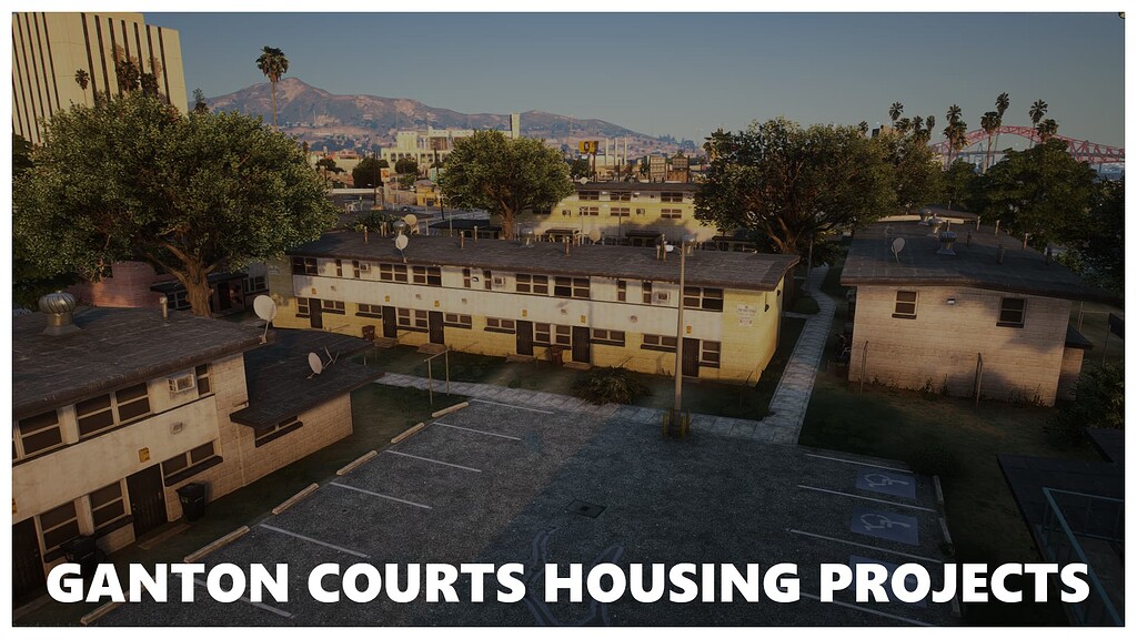 Ganton Courts Housing Projects | FiveM Custom Hood Map - Releases - Cfx ...