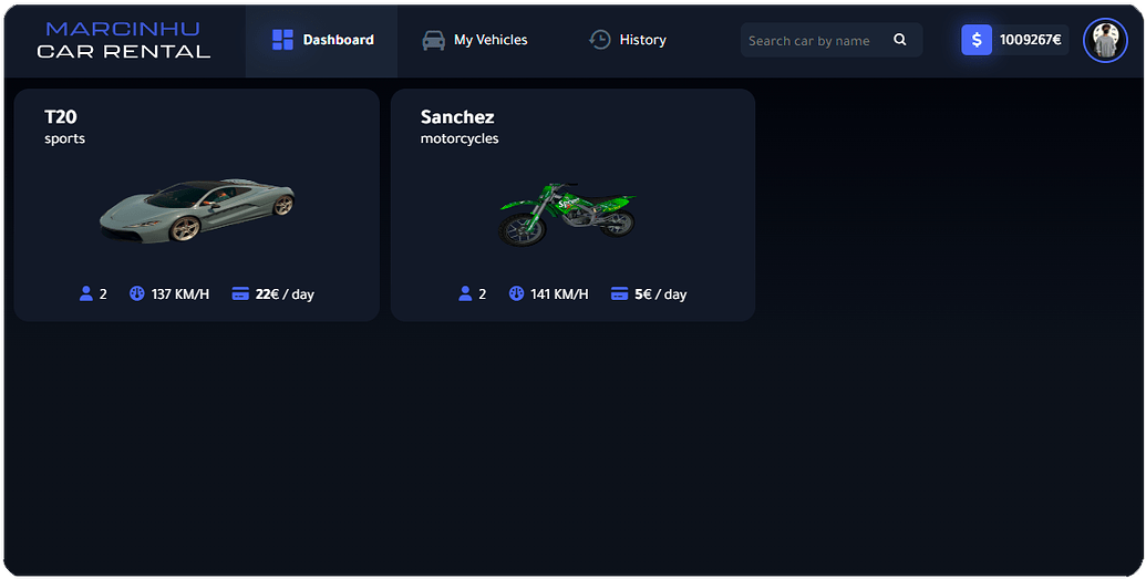 [QB/ESX] - m-CarRental - Advanced Car Rental System - FiveM Releases ...