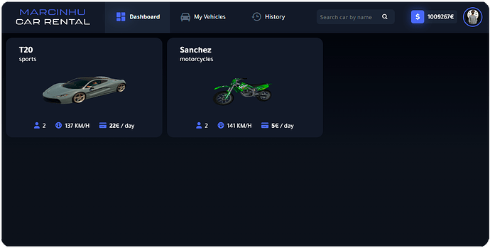 [QB/ESX] - m-CarRental - Advanced Car Rental System - FiveM Releases ...