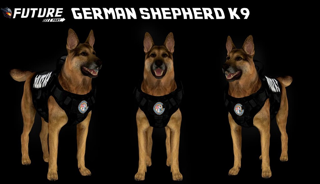 [paid] future german shepherd k9 [ped] [dog] [pets] - FiveM Releases ...