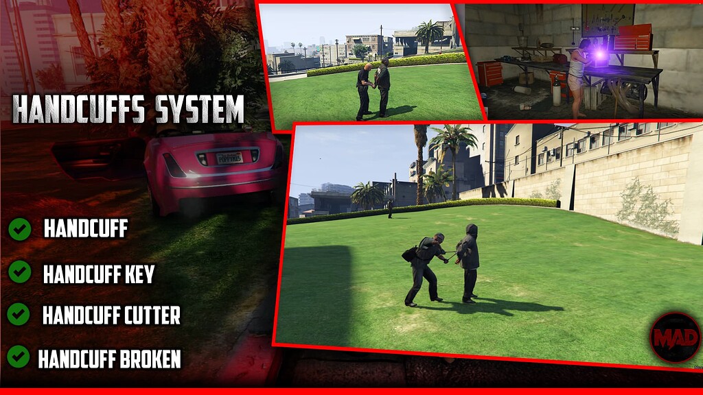 [PAID] [QBCore] Realistic Handcuffs System [ESX] Coming Soon - FiveM ...