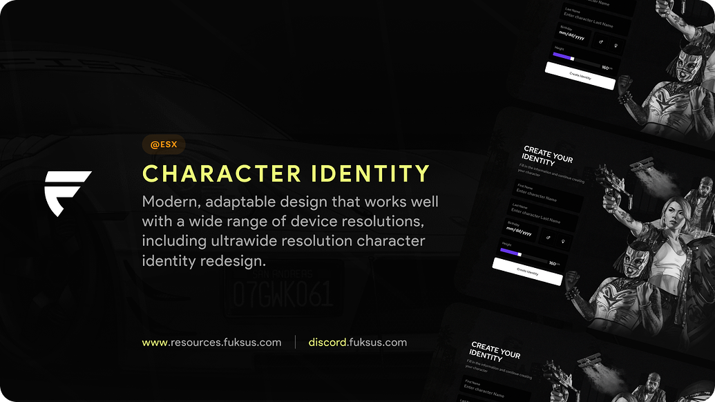 Fuksus-Identity - Modern Character Identity - FiveM Releases - Cfx.re ...