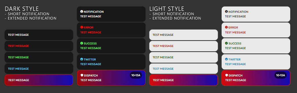 [FREE][ESX, QBCORE, STANDALONE] sfnotify - free simple notification ...