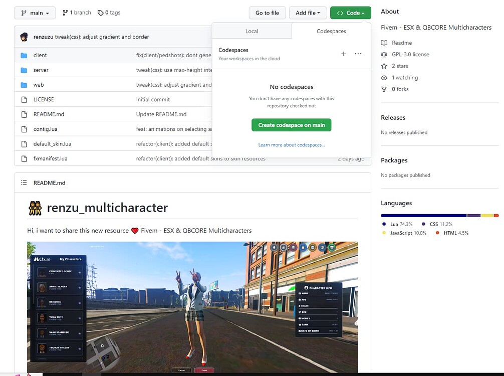 🛸 renzu_spawn - Character Spawn Selector - FiveM Releases - Cfx.re ...