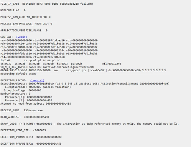 SIGSEGV Crashing Error - Server Discussion - Cfx.re Community