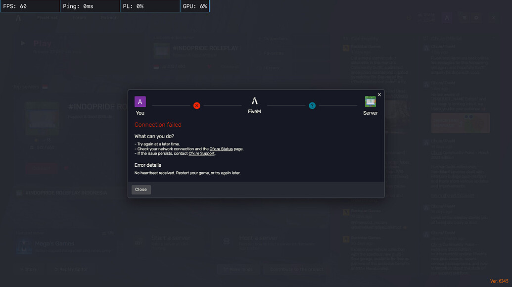 'Preparing to request authentication ticket' Issue, this time's different though - FiveM Client ...
