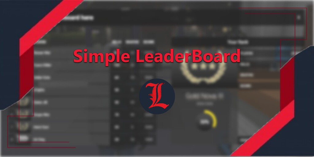 Simple LeaderBoard with Ranks [QBCore / ESX / VRP / Standalone] [PAID] - Page 3 - FiveM Releases ...