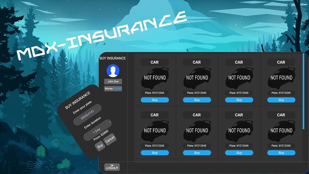 MDX-Insurance[QBCORE][PAID] - FiveM Releases - Cfx.re Community