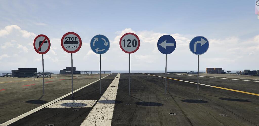 [Paid] 16 kinds of road traffic sign props - FiveM Releases - Cfx.re ...