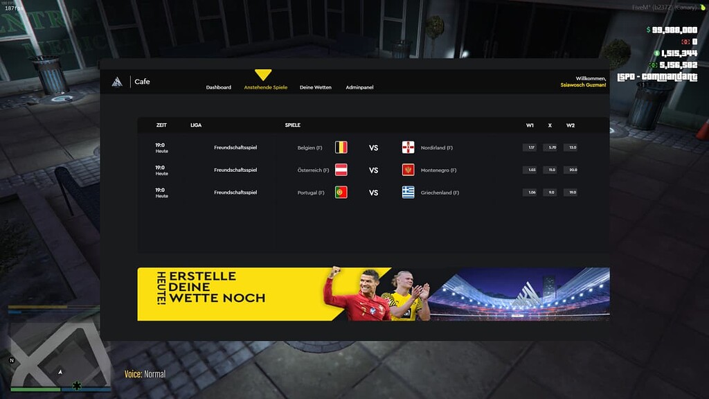 [ESX] NKN - Sport Betting - FiveM Releases - Cfx.re Community