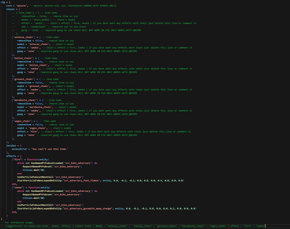 [PAID] Advanced Chains - FiveM Releases - Cfx.re Community