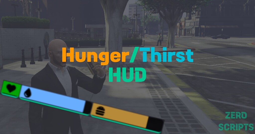 Hunger/Thirst HUD - FiveM Releases - Cfx.re Community