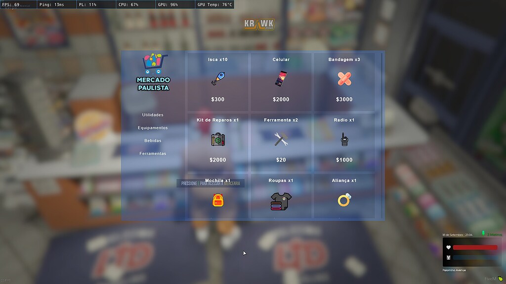 [HELP][FIVEM][LUA] - I need the menu when it's open, if I press "E" it ...