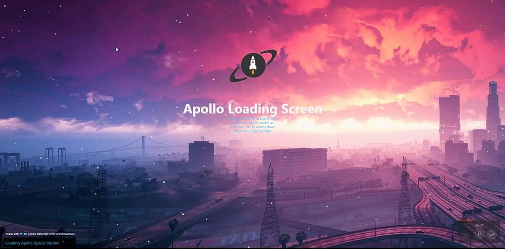 Apollo Loading Screen (Css, HTML, JavaScript) v0.1.1 - FiveM Releases ...