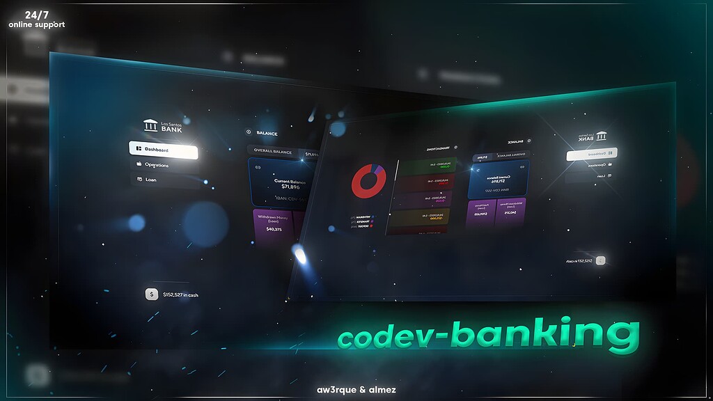 CODEV Banking [STANDALONE & QB & ESX] - FiveM Releases - Cfx.re Community