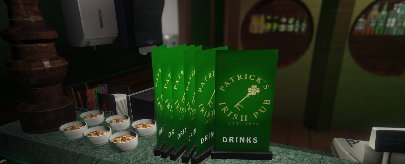 GTA - V [MLO] - Patricks Irish Pub by #Morpheus - FiveM Releases - Cfx ...