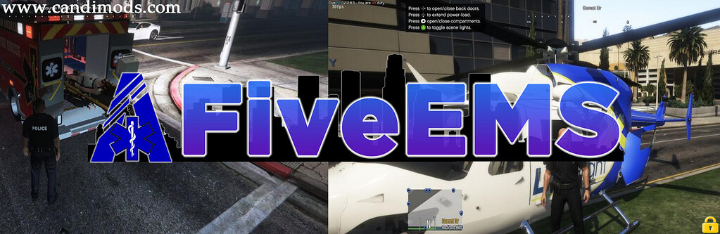 FiveEMS 🚑 v 1.9.06 EMS Equipment & Stretcher Script [standalone] [esx ...