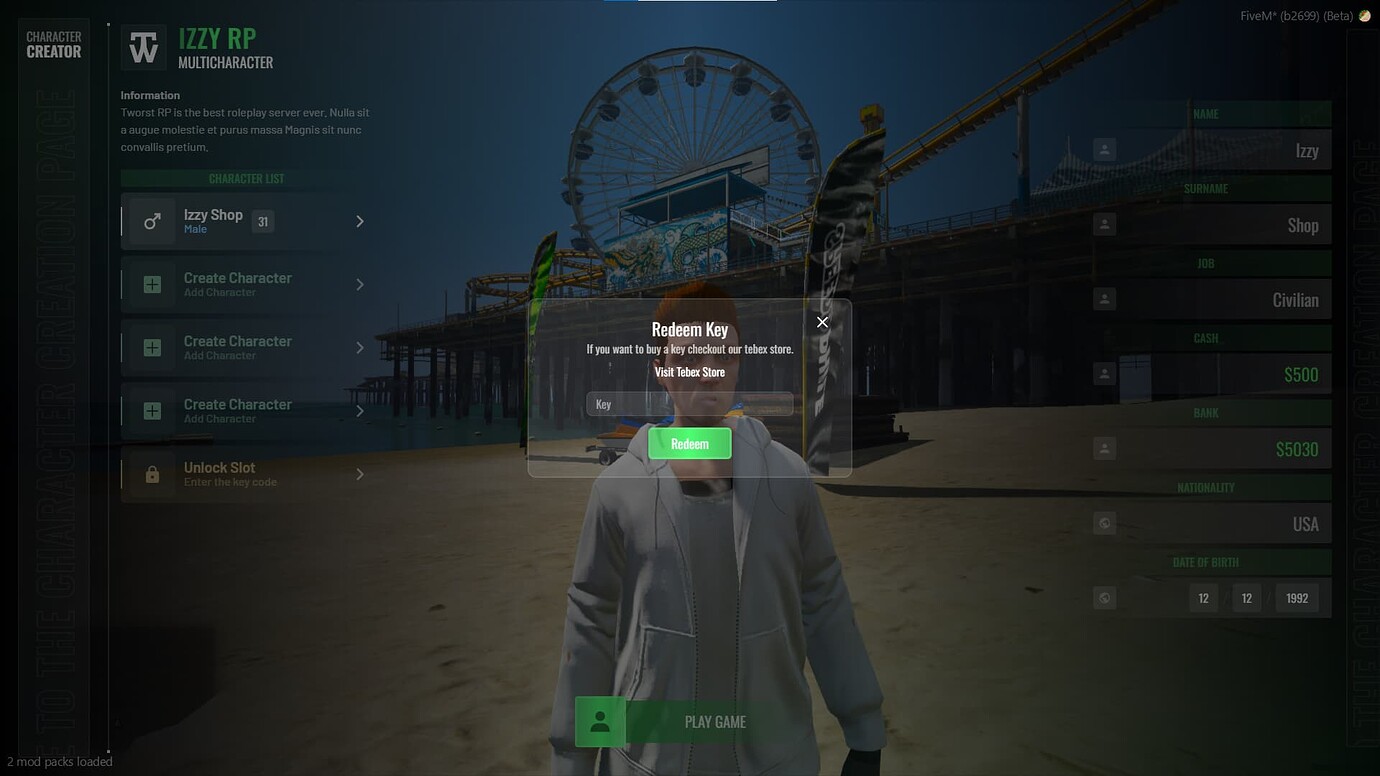 Multi Character Advanced (ESX - QB) - Releases - Cfx.re Community