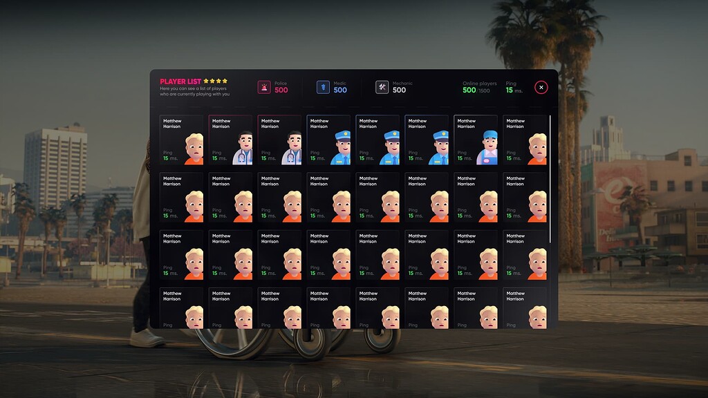[ESX / QBCore] [PAID] IF Scoreboard V1 (Playerlist) - FiveM Releases ...