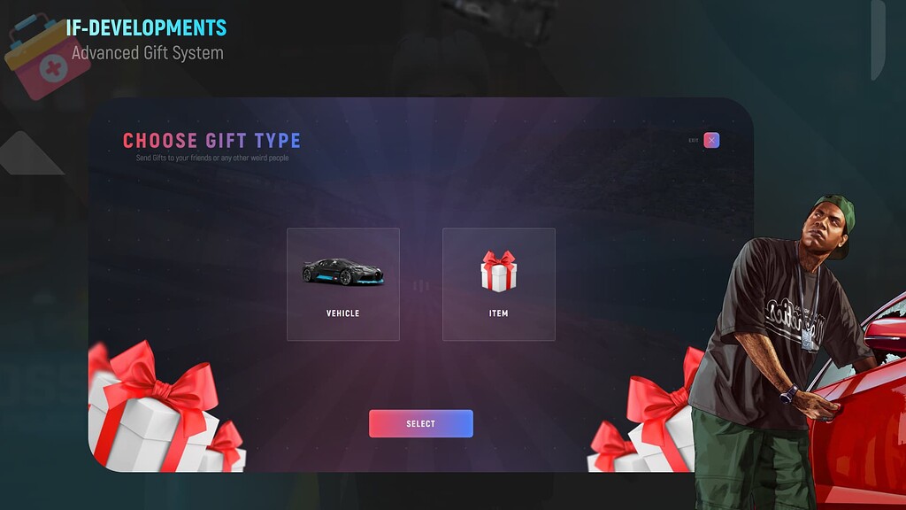 [QB / ESX] IF Gift System V1 - FiveM Releases - Cfx.re Community