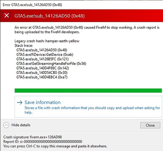 Crash fivem frequently - FiveM Client Support - Cfx.re Community