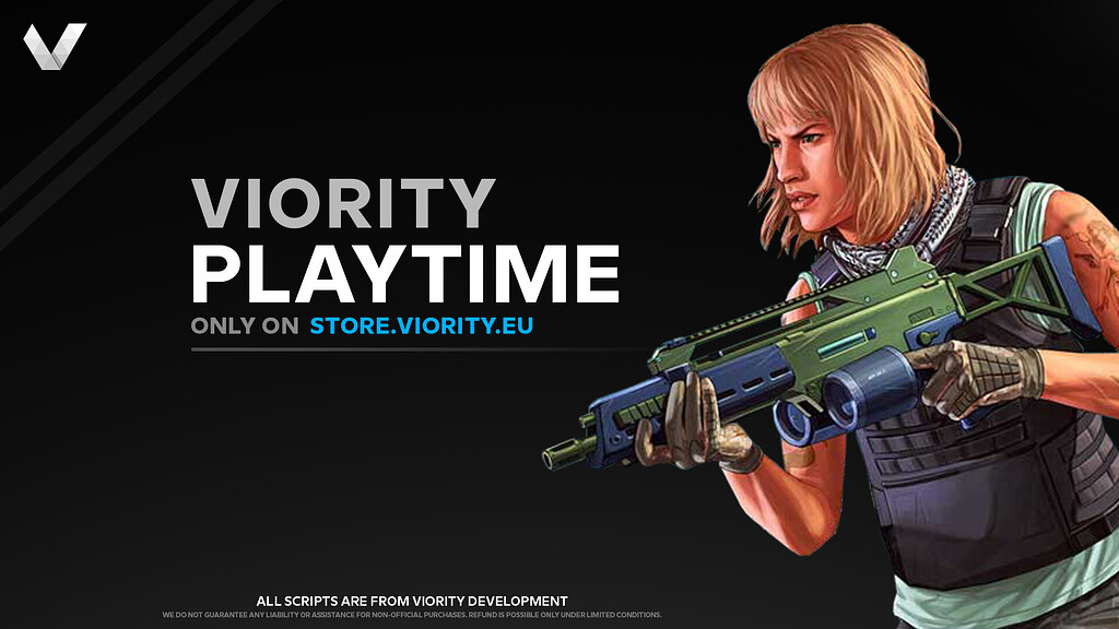 [ESX/QB] Viority Playtimerewards - Reward player with playtime - FiveM Releases - Cfx.re Community