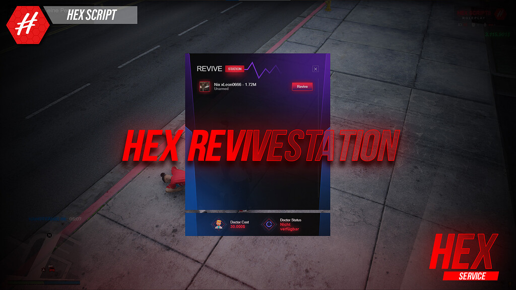 [RELEASE] ESX/QB Hex Revivestation - FiveM Releases - Cfx.re Community