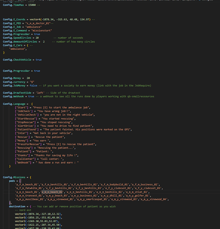 [QBCore] Advanced Ambulance Missions - FiveM Releases - Cfx.re Community