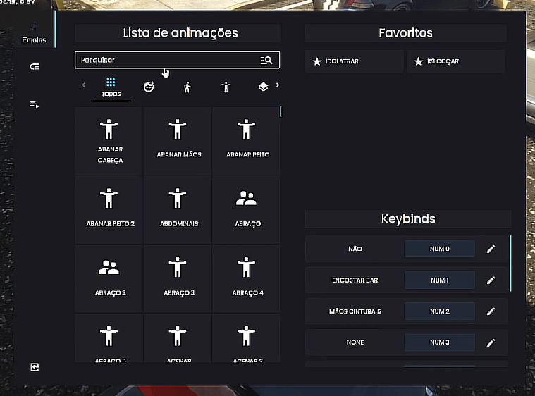 EmoteSystem - Emote Sequences, Favorites, Keybind - FiveM Releases ...