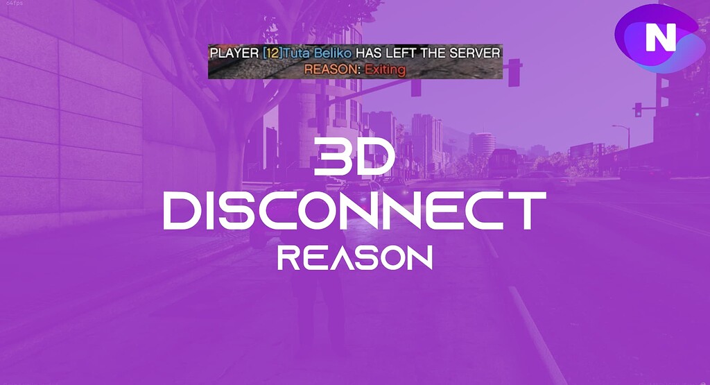 [FREE] [STANDALONE] 3D Disconnect Reason - FiveM Releases - Cfx.re Community