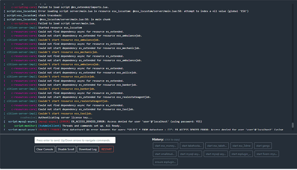 Im Having A Issue With Could Not Find Dependency Async For Resource Es Extended Resource