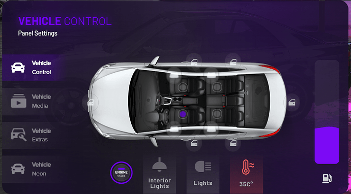 [PAID] [QB/ESX] Vehicle Control | Control panel, Youtube Music play ...