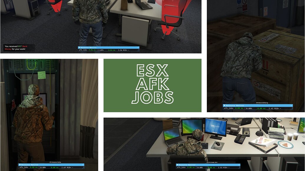 [RELEASE][FREE][ESX] AFK Jobs - FiveM Releases - Cfx.re Community