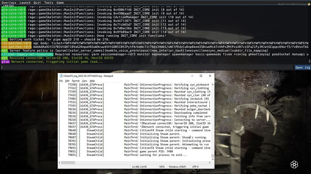 Infinite loading Screen REDM - RedM Client Support - Cfx.re Community