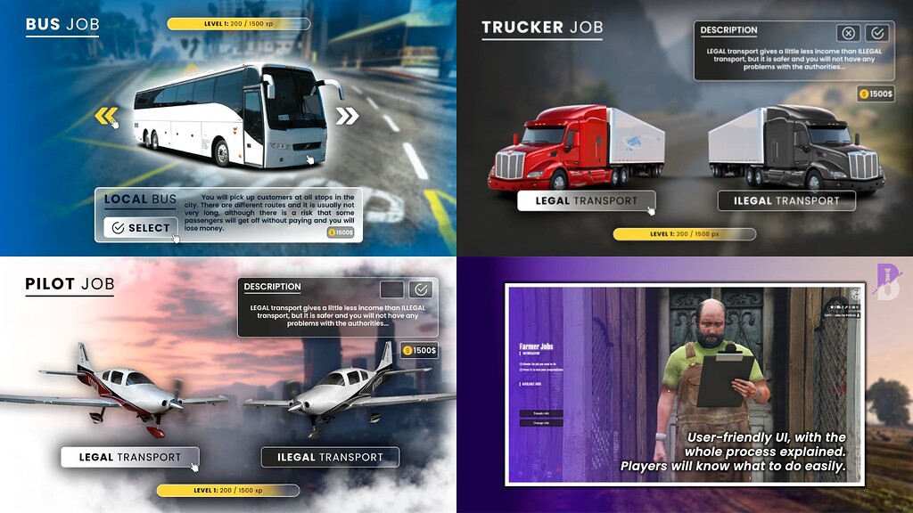 [PAID] JOBS Monthly Subscription - FiveM Releases - Cfx.re Community