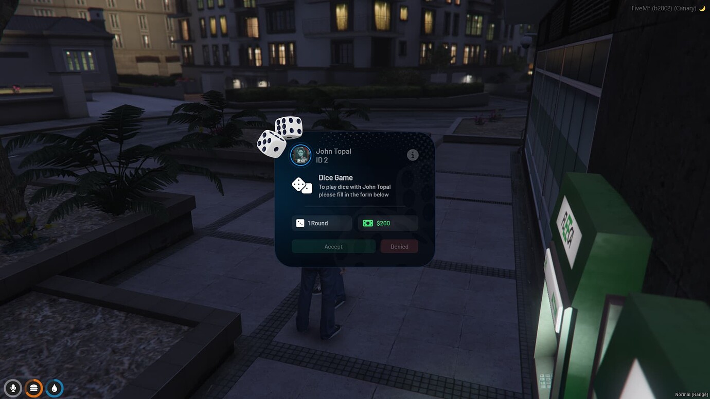 [QB/ESX] Dice Game | Player to Player | Bet System - FiveM Releases ...