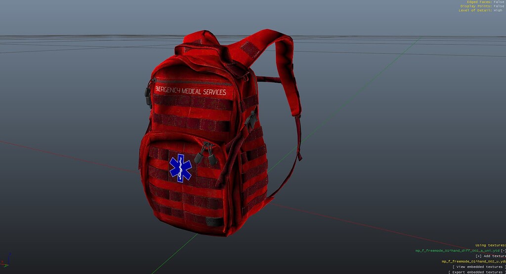 EMS & Police Backpack Female & Male - FiveM Releases - Cfx.re Community