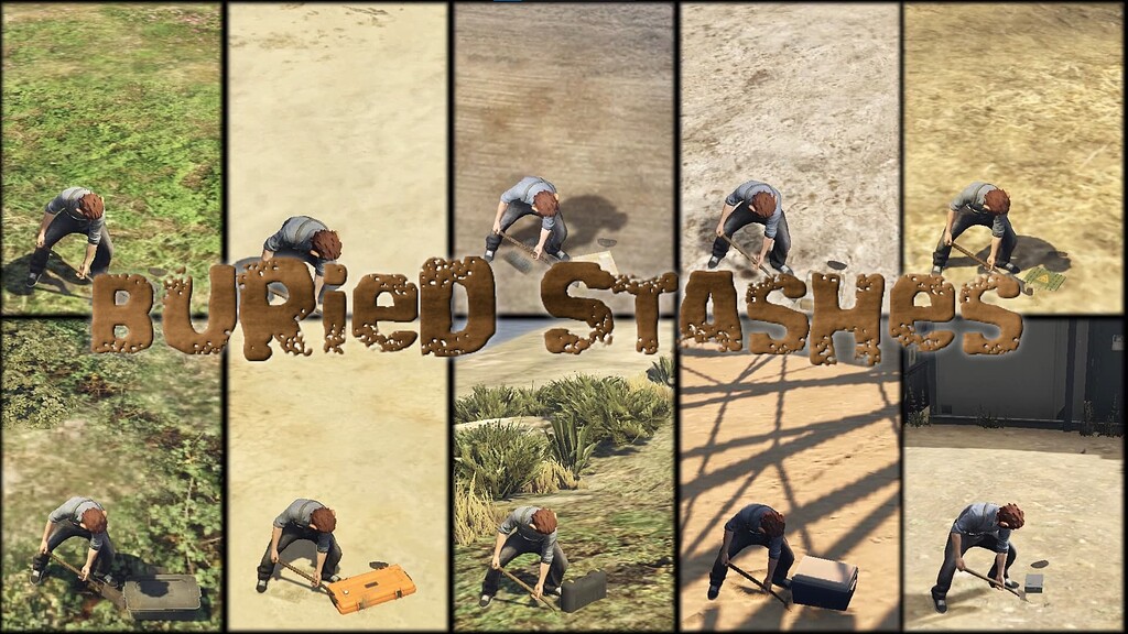 [ESX][QB] Buried Stashes - FiveM Releases - Cfx.re Community