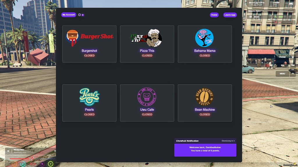 qb-chowhub | ultimate food ordering app - FiveM Releases - Cfx.re Community