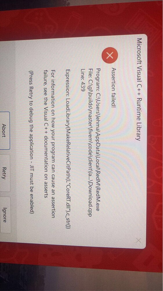 RedM crashing after reaching “update the local game data” prompt - RedM ...