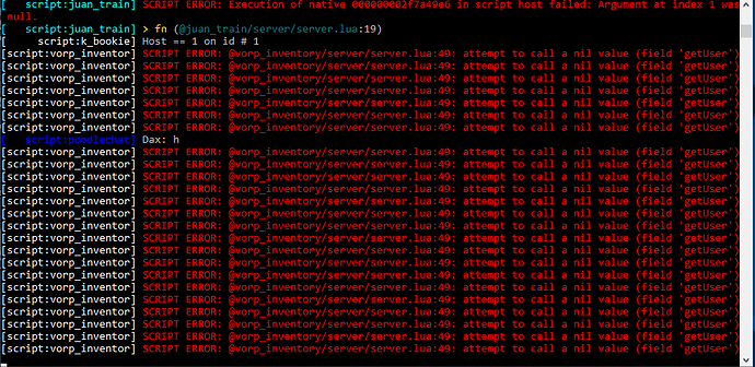 [RESOLVED] Vorp inventory access problem - Discussion - Cfx.re Community