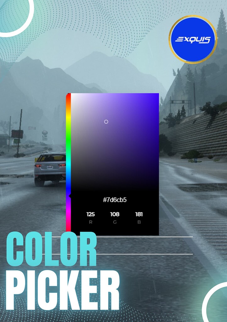 [FREE] [STANDALONE] Ex-Colorpicker - FiveM Releases - Cfx.re Community