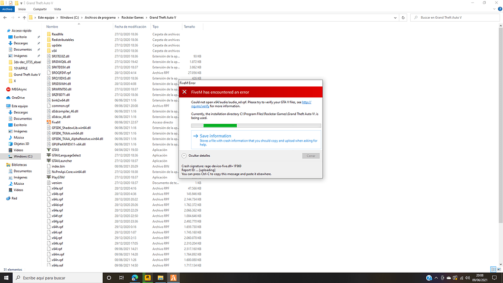Could not open x64/audio/audio_rel.rpf - FiveM Client Support - Cfx.re ...
