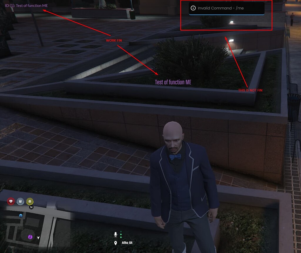 Invalid Command - /me - ES/ESX - Cfx.re Community