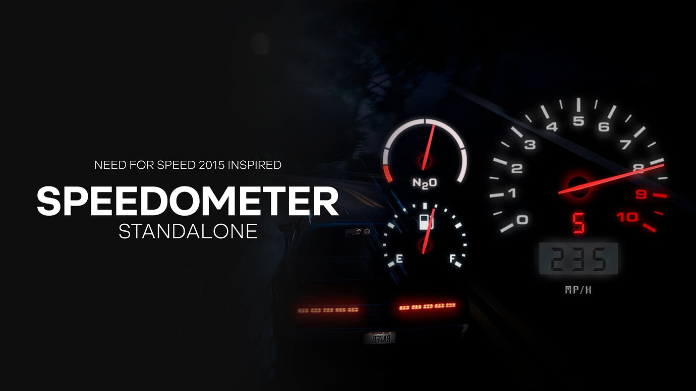 [RELEASE] [PAID] Speedometer v2.0 HUD by KlandesTino - FiveM Releases ...
