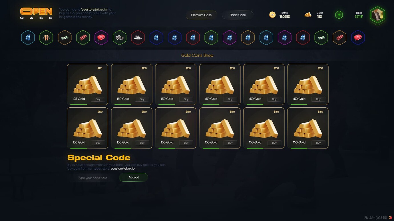 [FREE] [ESX] [QBCore] Case Opening - FiveM Releases - Cfx.re Community