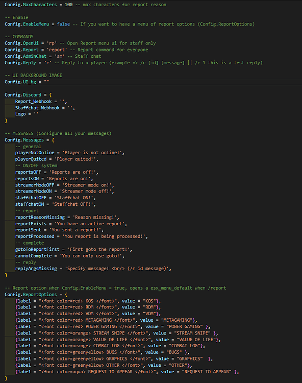 [ESX][PAID] Report System UI - FiveM Releases - Cfx.re Community