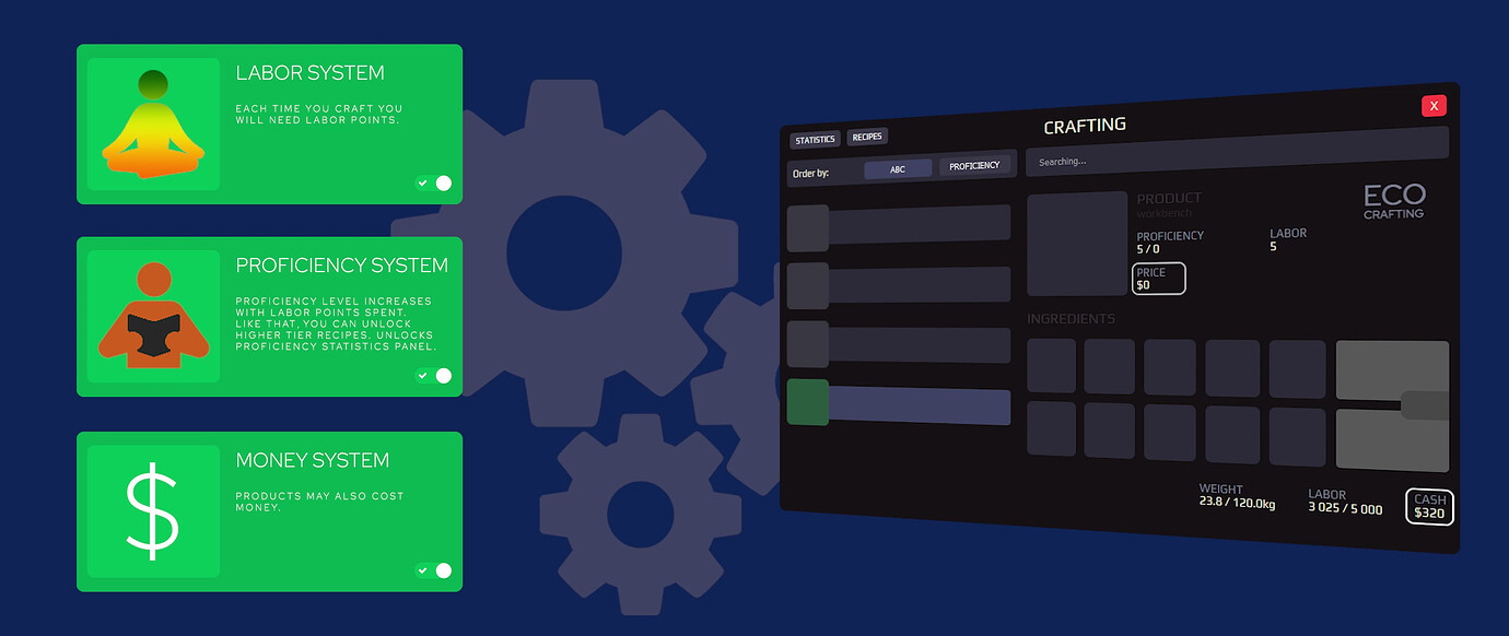 [PAID][QBCore][ESX] ECO CRAFTING - Releases - Cfx.re Community